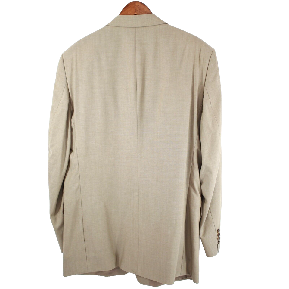 Jos A Bank Stays Cool All-Wool Blazer Mens-46 Beige Sport Jacket | eBay