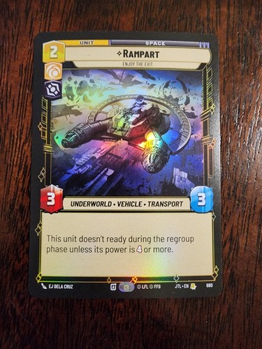 Star Wars Unlimited -Rampart - Enjoy the Exit Foil JTL 680 - Jump To ...