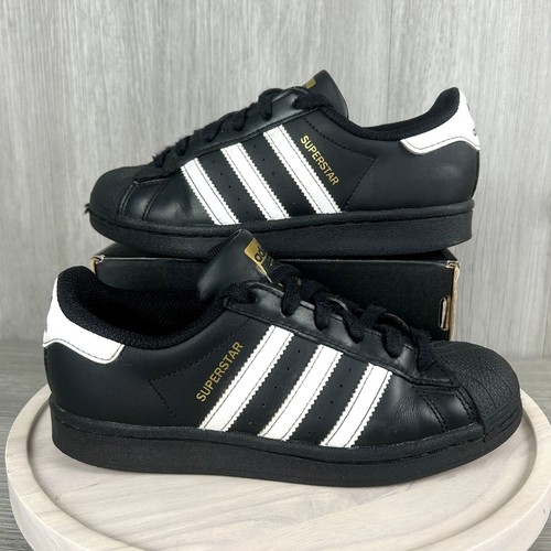 adidas Superstar Core Black Cloud White GS Sneakers 4 EF5398 Classic ...