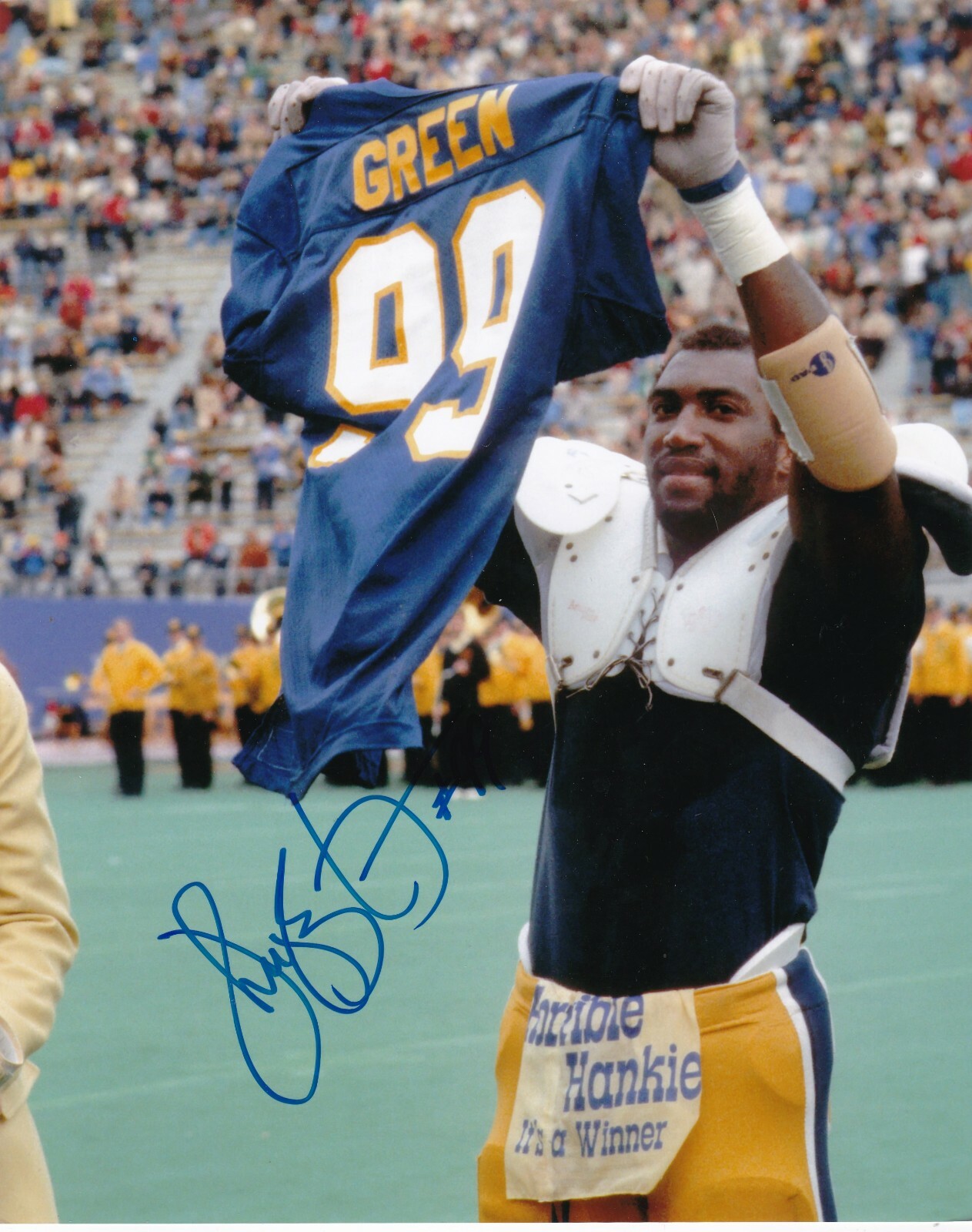 HUGH GREEN PITTSBURGH PANTHERS ACTION SIGNED 8X10 | eBay