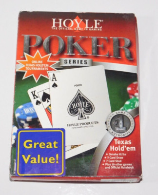 Hoyle Poker Series Texas Hold'em CD-ROM Game Big Box Windows 98 ME 2000 ...