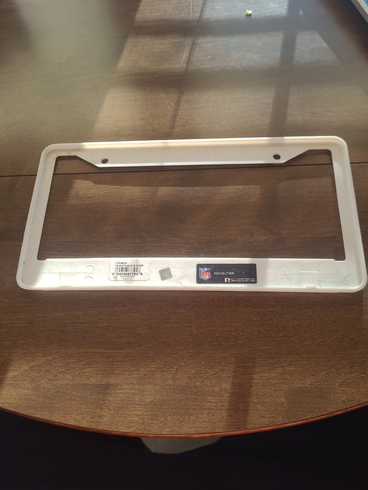 Nice New England Patriots Super Bowl XLIX Champions License Plate Frame ...