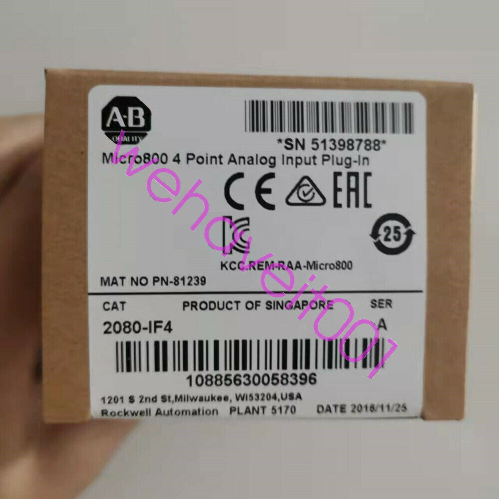 1PC New 2080-IF4 Micro800 4-Channel Voltage/Current Input Module Fast ...