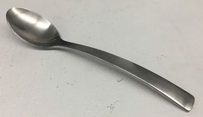 1 Tea Spoon Teaspoon Park-Matte Gourmet Settings Satin Stainless Plain ...