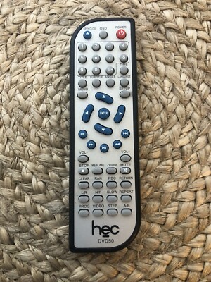 GENUINE HEC DVD50 DVD PLAYER REMOTE Control | eBay