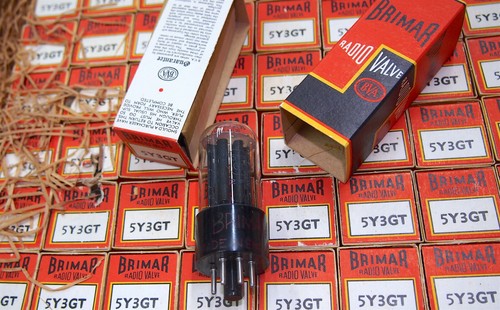 NOS BRIMAR 5Y3 GT U50 GEC CV1856 VINTAGE VALVE UK Vacuum Rectifier Tube ...