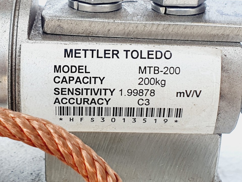 METTLER TOLEDO MTB-200 Load Cell Cap: 200 Kg, Accuracy: C3 # NEW | eBay UK