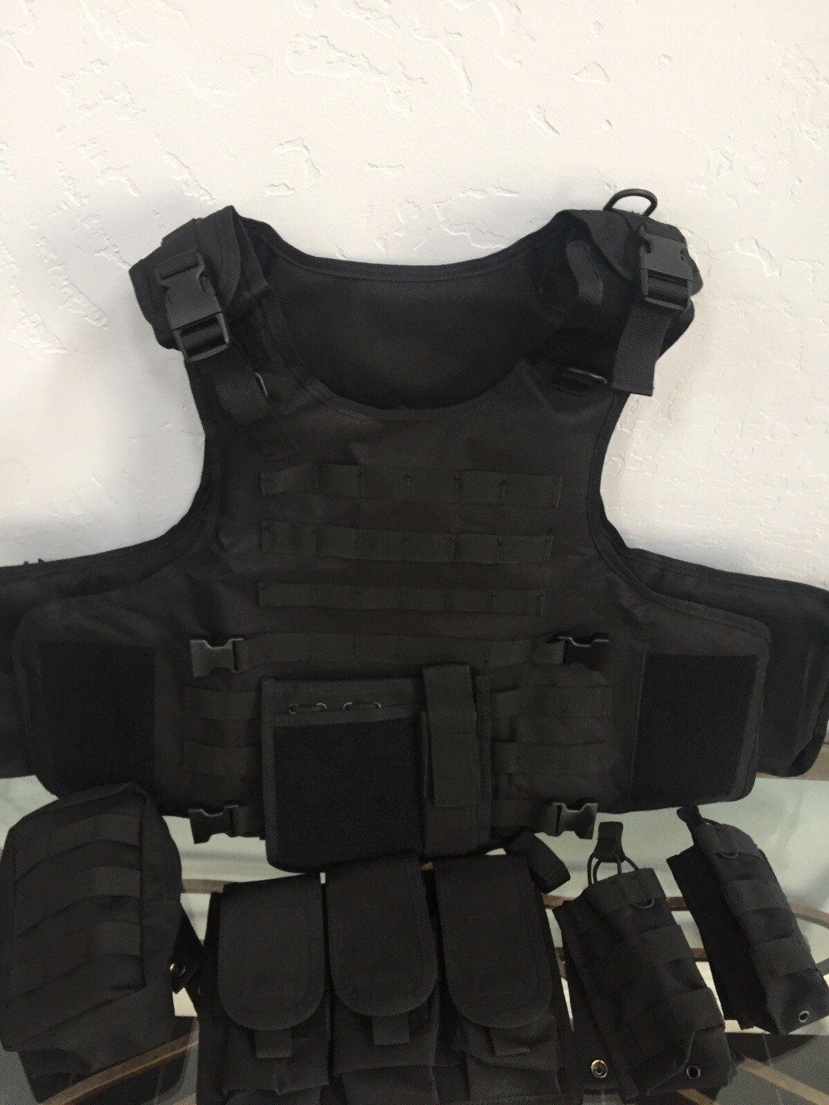 Tactical bulletproof vest FREE lllA body armor Insert Plates L XL 2XL ...