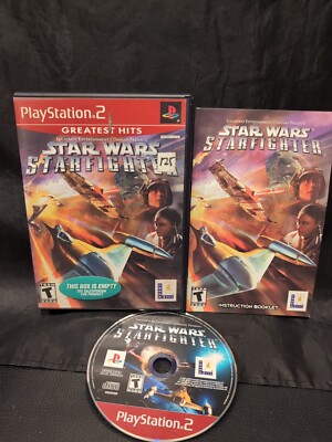 Star Wars Starfighter (PlayStation 2, 2001) PS2 Complete 23272655358| eBay