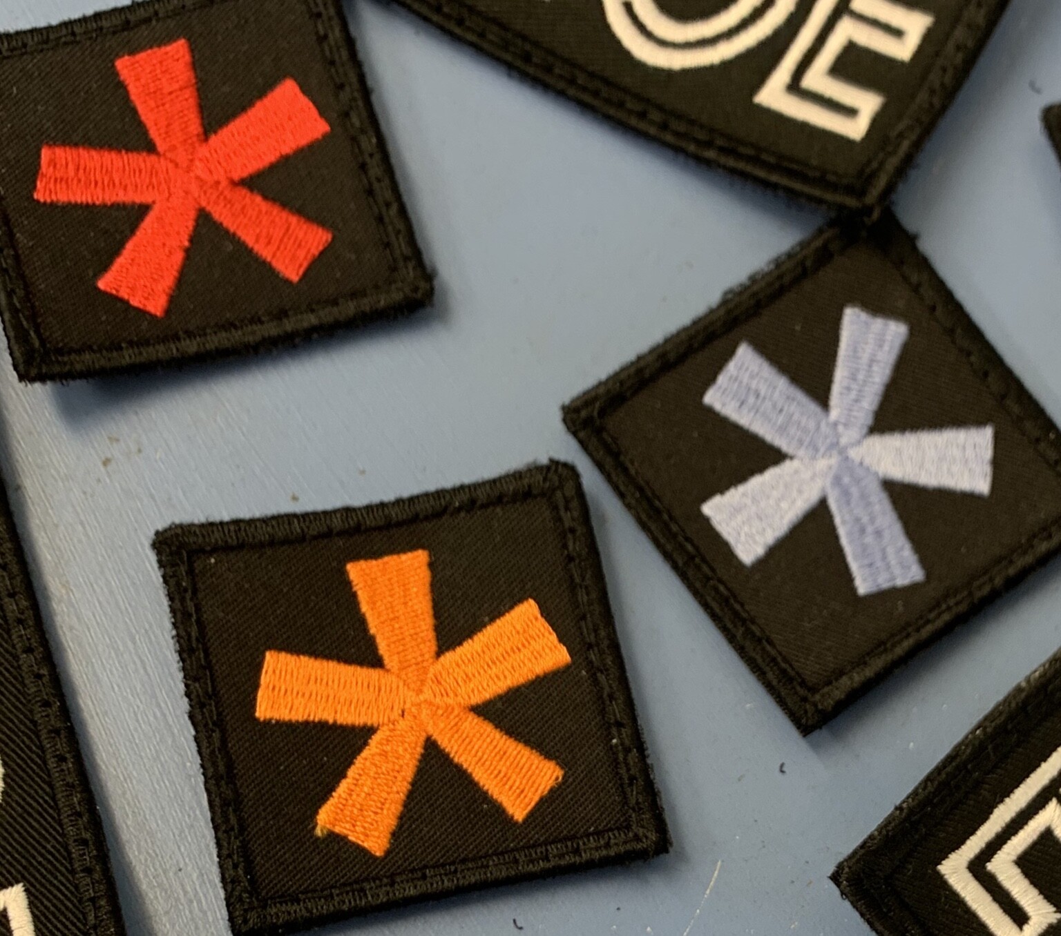 2 Police ARV Star Patches/Badges. Hook Back. Airsoft | eBay