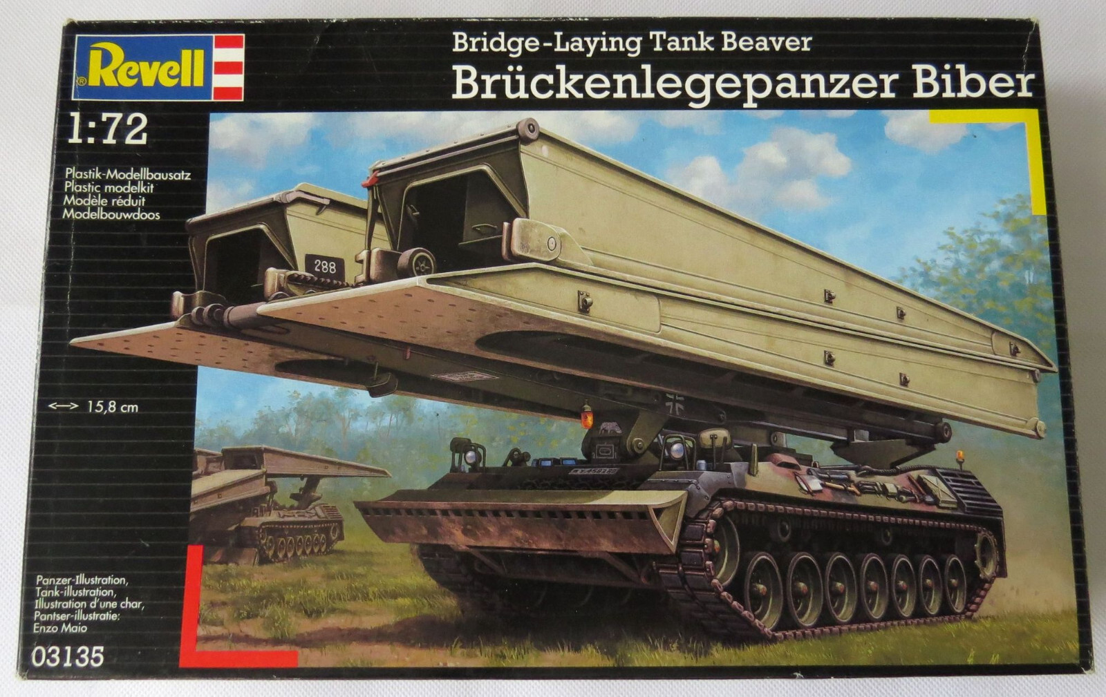 Revell 1/72 Bridge Laying Tank Beaver AVLB Model Kit Leopard 1 3135 ...