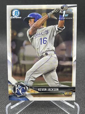 2018 Bowman Draft Chrome Base #BDC-83 Kevon Jackson - Kansas City ...