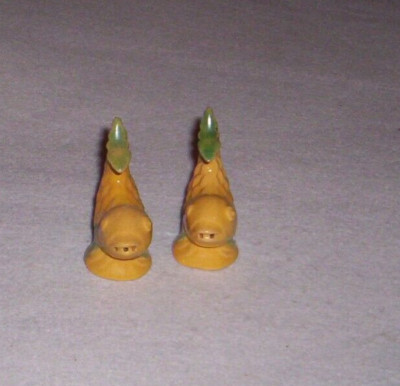 Vintage Rosemeade Pottery Yellow fish salt & pepper shakers | eBay