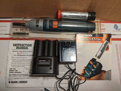 Black & Decker VersaPak 3.6V Cordless Screw Driver (VP720) | eBay