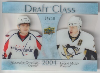 09-10 ALEXANDER OVECHKIN EVGENI MALKIN 4/10 UPPER DECK S2 DRAFT CLASS # ...