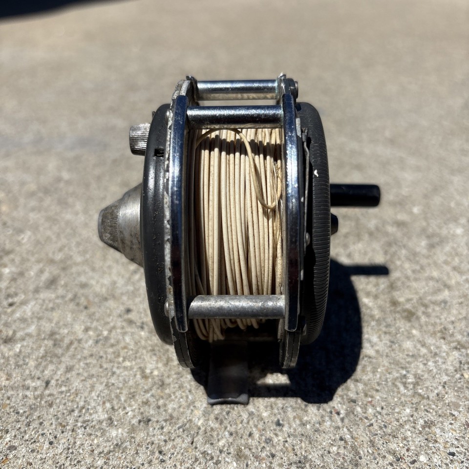 Martin MG-72 Fly Reel Made in USA Black Some Paint Wear Used | eBay