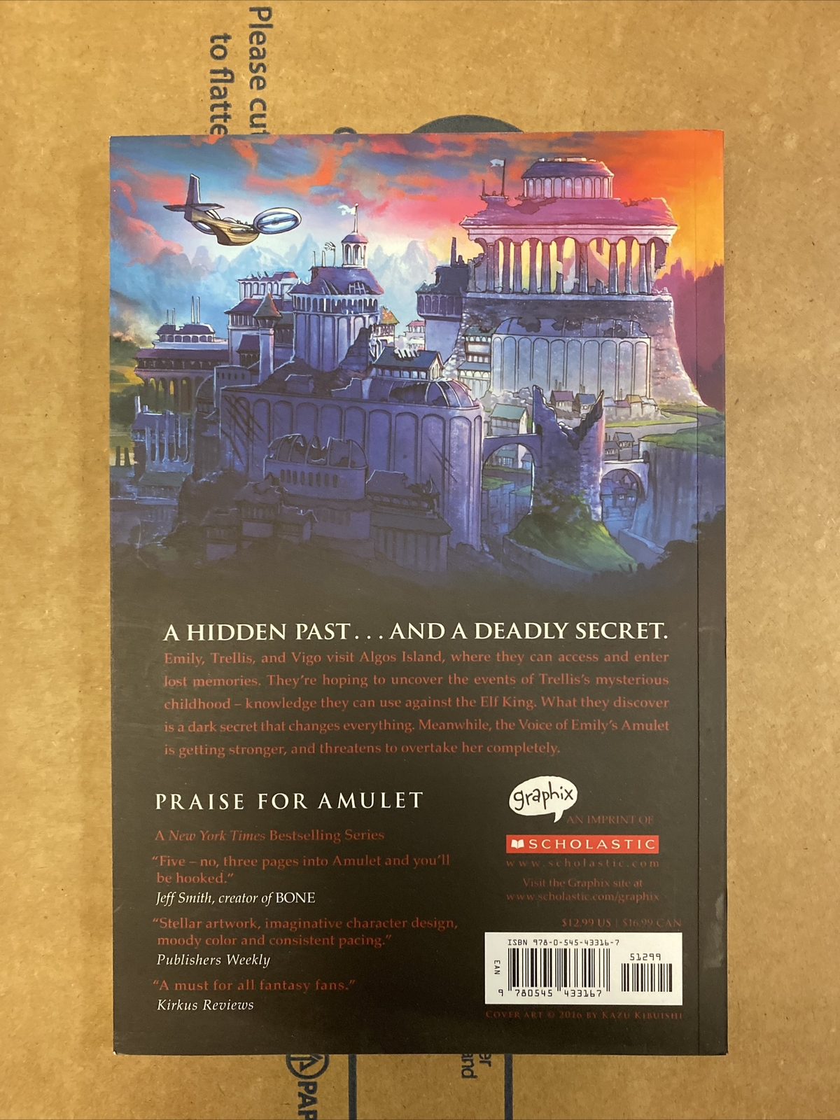 Amulet Ser.: Firelight: a Graphic Novel (Amulet #7) by Kazu Kibuishi (2016, Trade Paperback) for ...