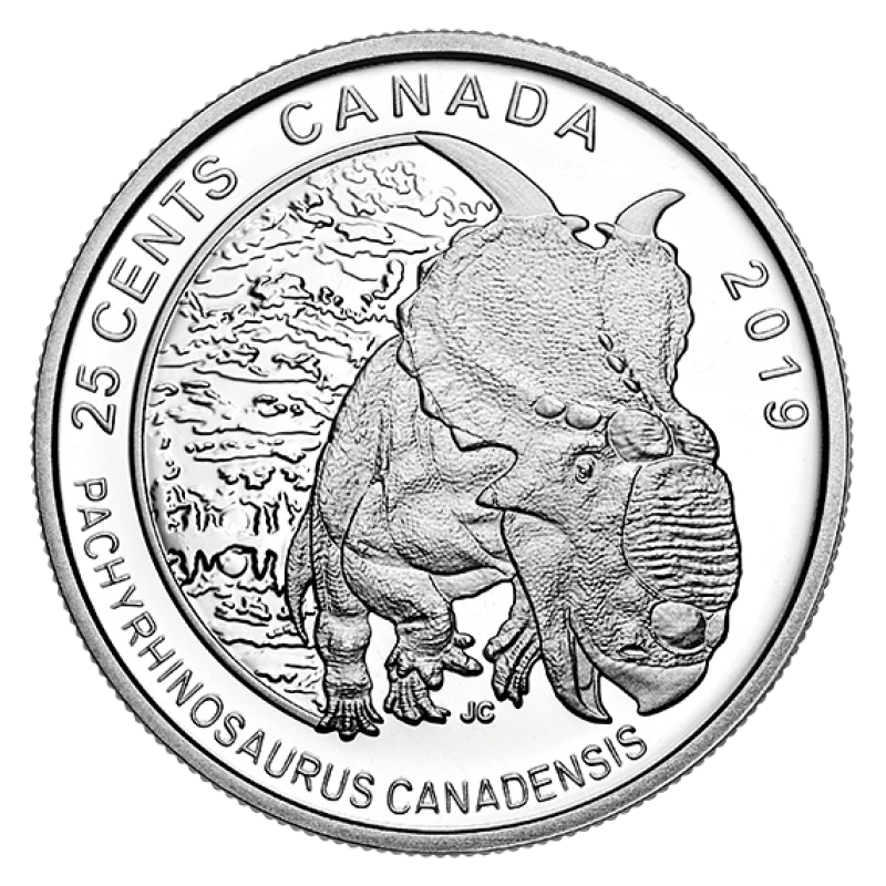 Canadian Dinosaur Quarter
