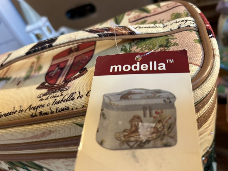 Modella Living Things Fabric Makeup Bag Case Sequins NWT 79642226901| eBay