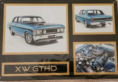 xw GTHO Tin Sign Bar Garage Man Cave Shed approx 30cmx20cm #0708 | eBay ...