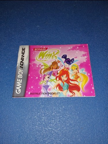 Notice manuel Nintendo game boy advance gba winx club usa | eBay