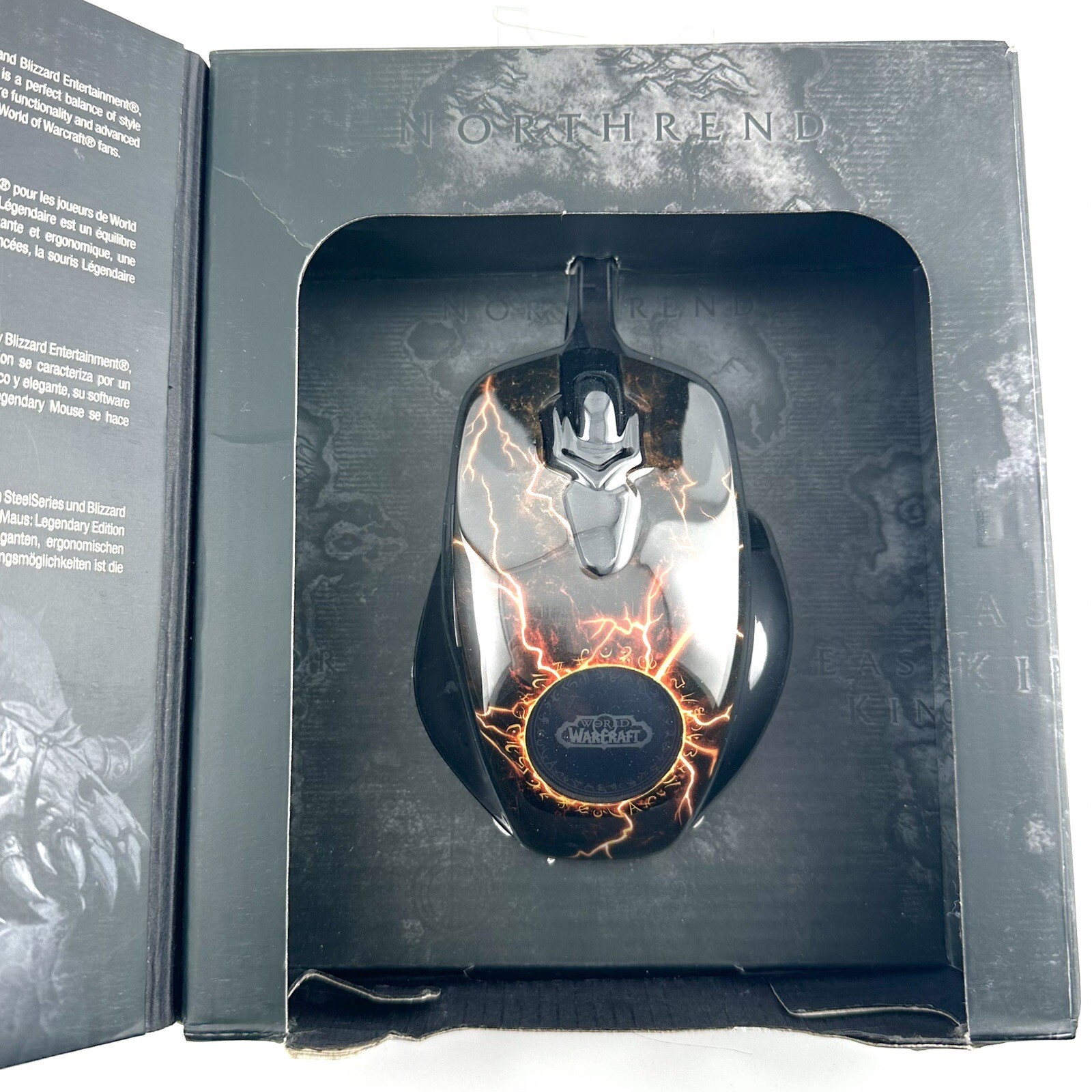 World of Warcraft WOW MMO Gaming Mouse Legendary Edition Steel Series ...