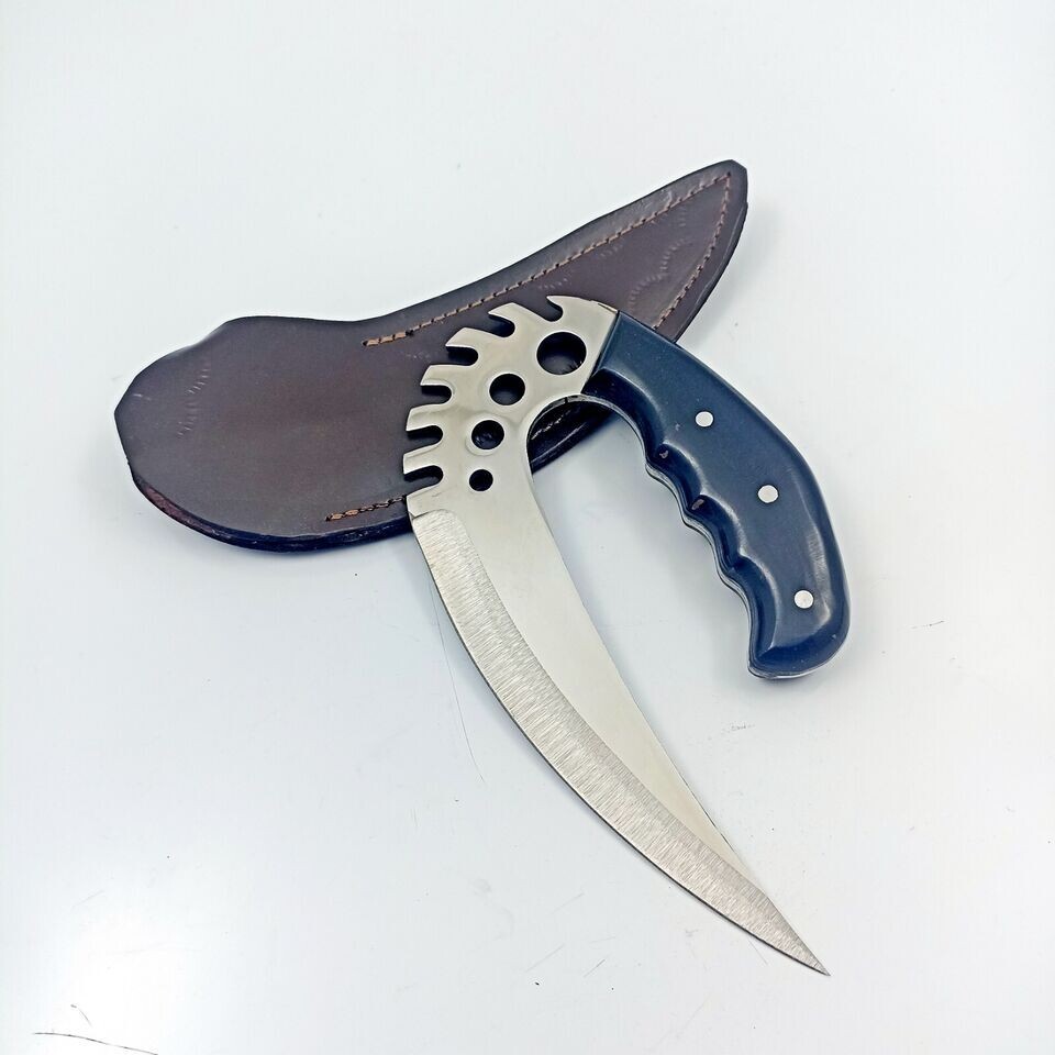 Handmade Riddick Knife with Sheath, Stainless Steel Blade,Full Tang | eBay