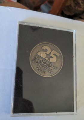 1983 NASA 25th Anniversary Medallion Token Flown In Space on Shuttle ...