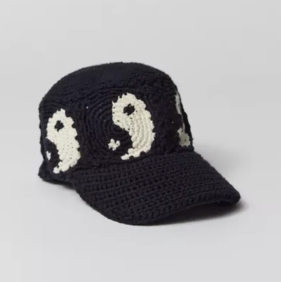Yin Yang Black White Hat Yin Yang Symbol Embroidered Cap | Symbol