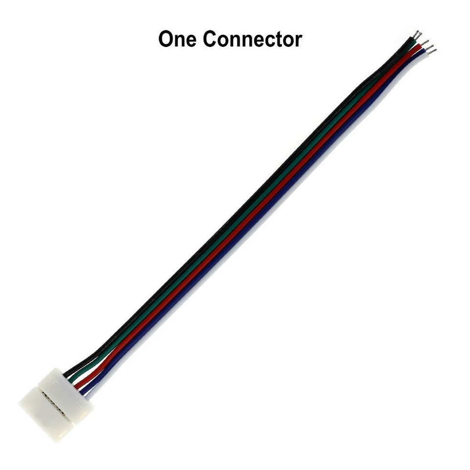 RGBW LED Strip Connector 5pin 12mm/10mm Free Welding Connector | eBay