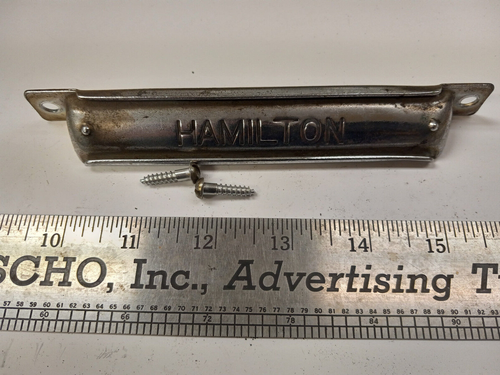 Vintage Letterpress Printing Hamilton Long Aluminum and/or Steel Drawer ...