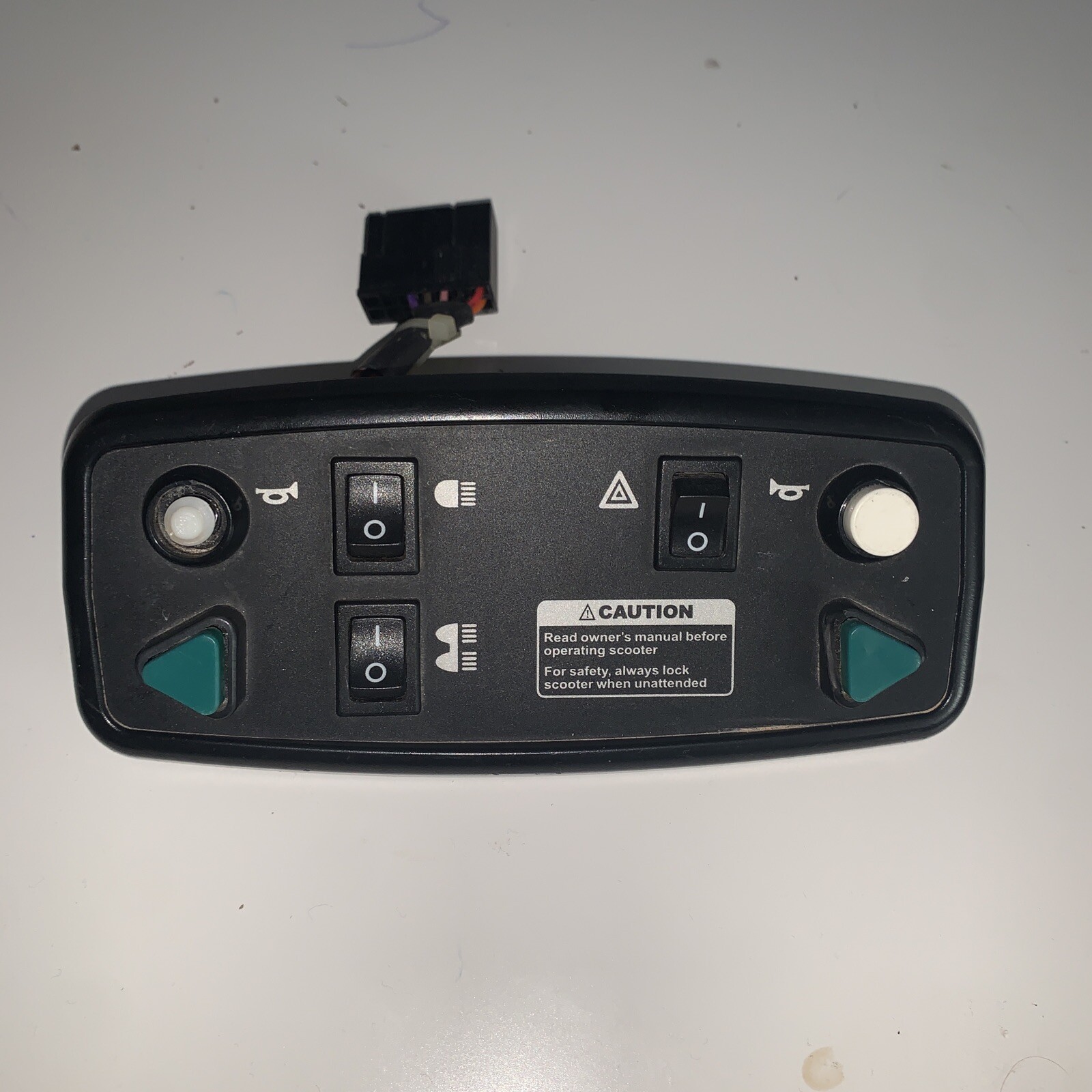 Tiller Head Dashboard With Triangle Buttons For A Pride Mobility ...