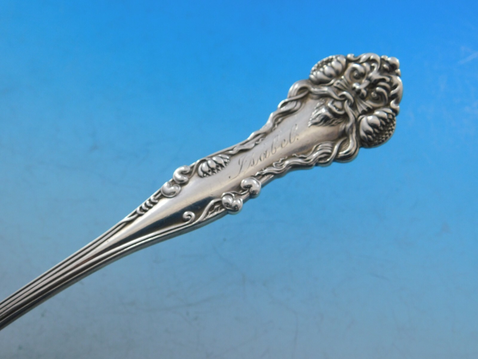 Cleone by International Sterling Silver Berry Spoon 8 1/4" Greek ...