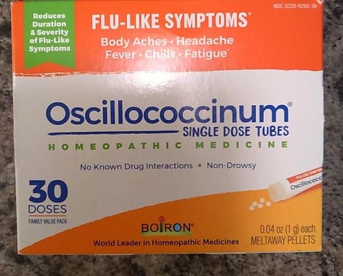 Boiron Oscillococcinum Homeopathic Medicine for Flu-Like Symptoms, 30 ...