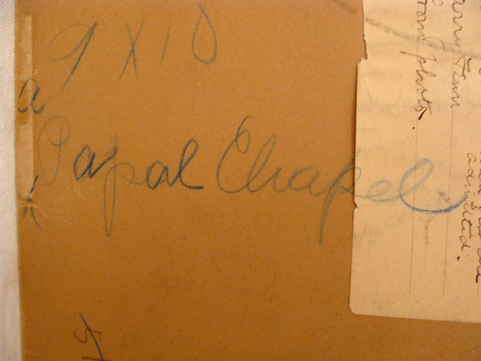 Antique 1895 Harry Fenn Vatican Interior Illustration W/C Painting ...