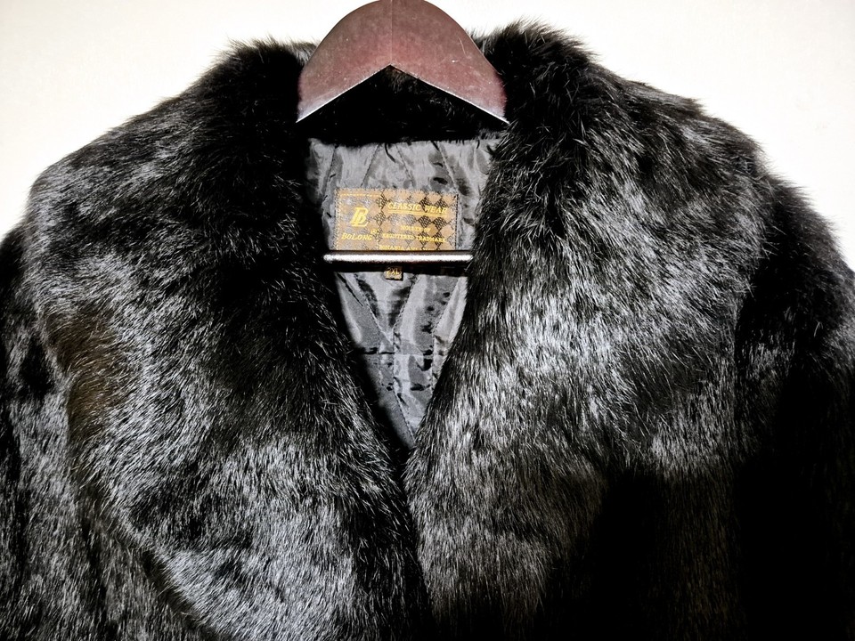 Real RABBIT FUR COAT | eBay UK