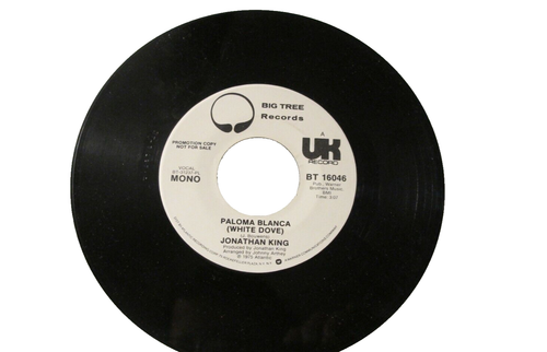 45 RECORD - JONATHAN KING - PALOMA BLANCA WHITE DOVE | eBay