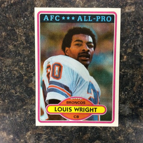 1980 Topps Football #90 Louis Wright Denver Broncos | eBay