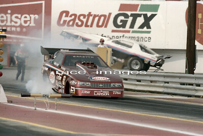 NHRA - Bruce Larson SENTRY Funny Car BURN OUT - Drag Racing 35mm ...