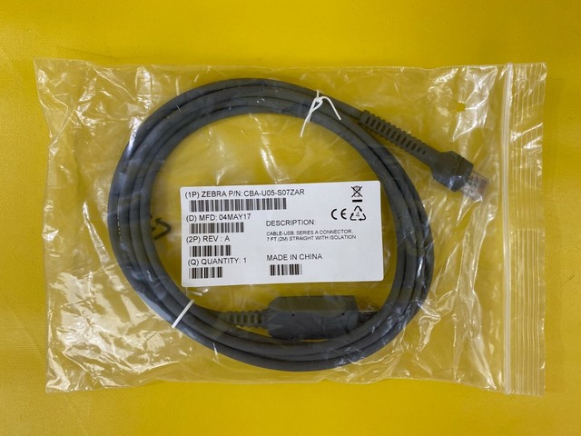 OEM CBA-U05-S07ZAR USB Cable 7FT with Isolation for Zebra DS9208 Cable ...