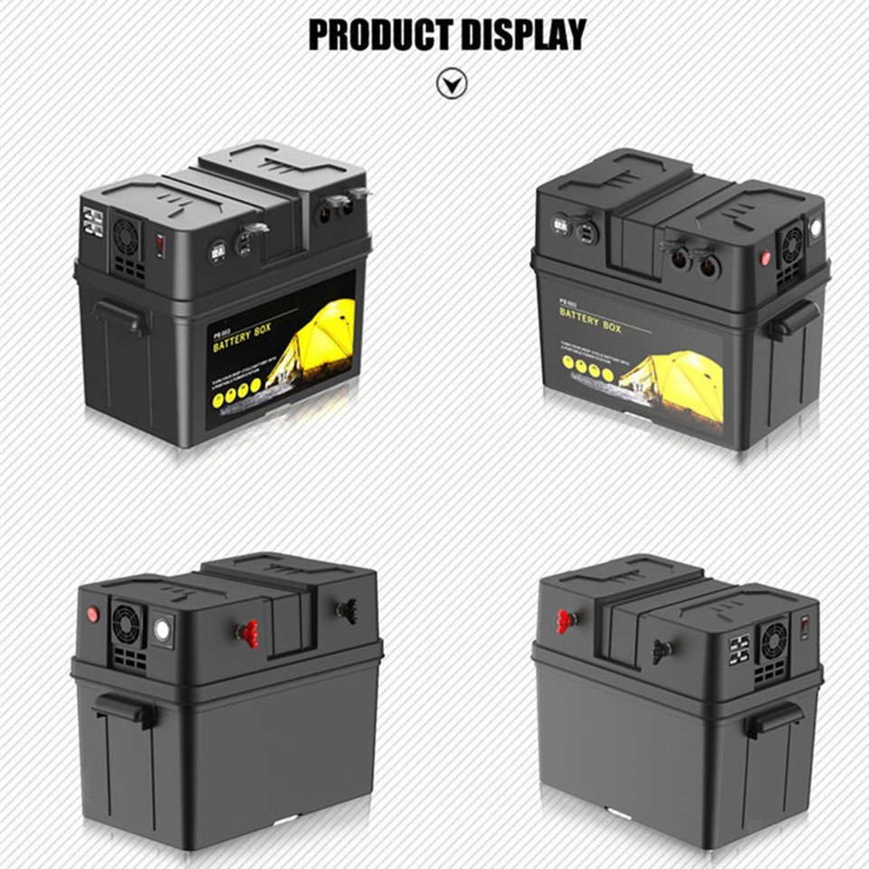 Outdoor Battery Box, Trolling Motor Battery Box, Portable Power Center ...