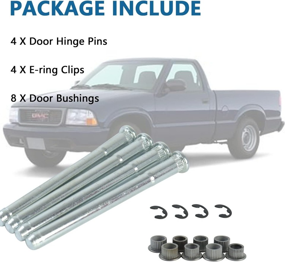 Door Hinge Pin and Bushing Car Door Repair Kit For Chevy GMC C/K S10 ...