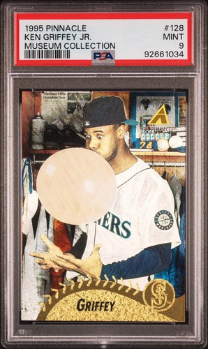 KEN GRIFFEY JR 1995 PINNACLE MUSEUM COLL PSA 9 ! *ICONIC 90’s BUBBLE GUM CARD ! | eBay