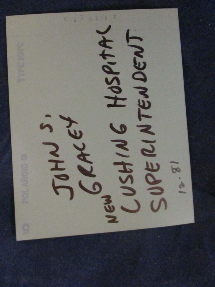 1981 John Gracey Framingham MA Cushing Hospital #2 Vintage Glossy Press ...