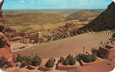 Postcard Red Rocks Park from the Theater Colorado | eBay