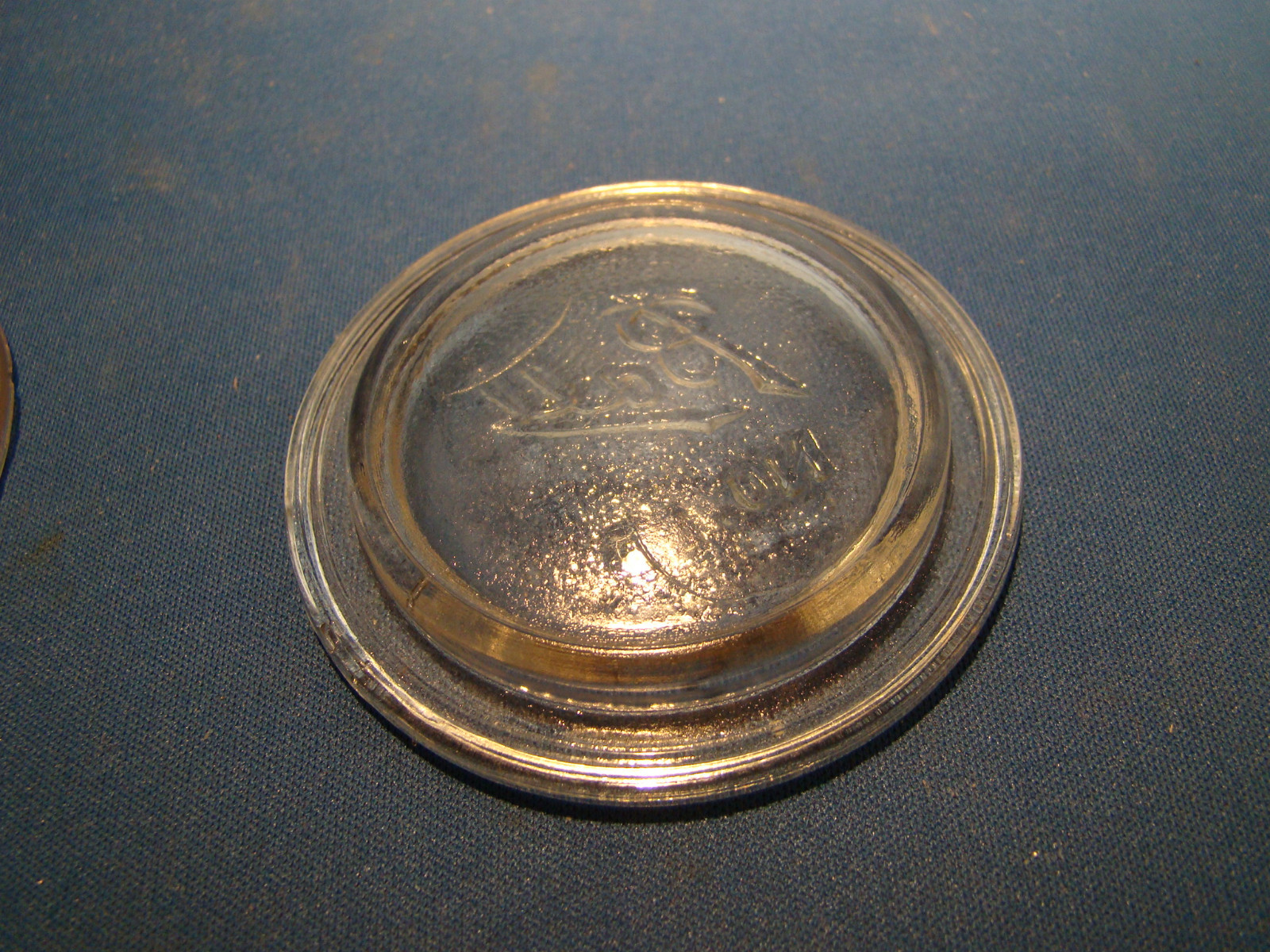 BALL No.10 GLASS TOP LID INSERT Set of 2 Standard Mouth Jars 2 5/8 ...