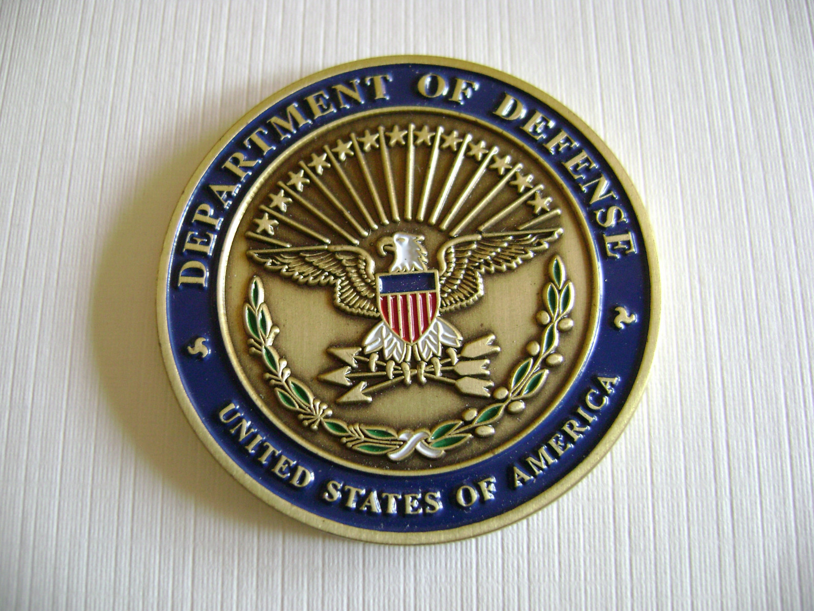 DEPARTMENT OF DEFENSE UNDER SECRETARY OF DEFENSE CHALLENGE COIN | eBay