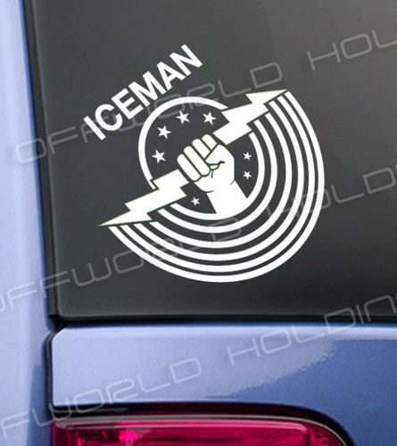 TOP GUN sticker ICEMAN decal Val Kilmer Tom Cruise F14 Tomcat Naval ...