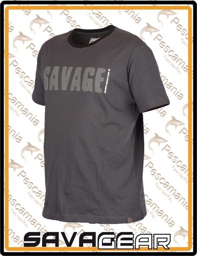 T-Shirt Grigia Savage Gear "Simply Savage TEE Grey" | eBay