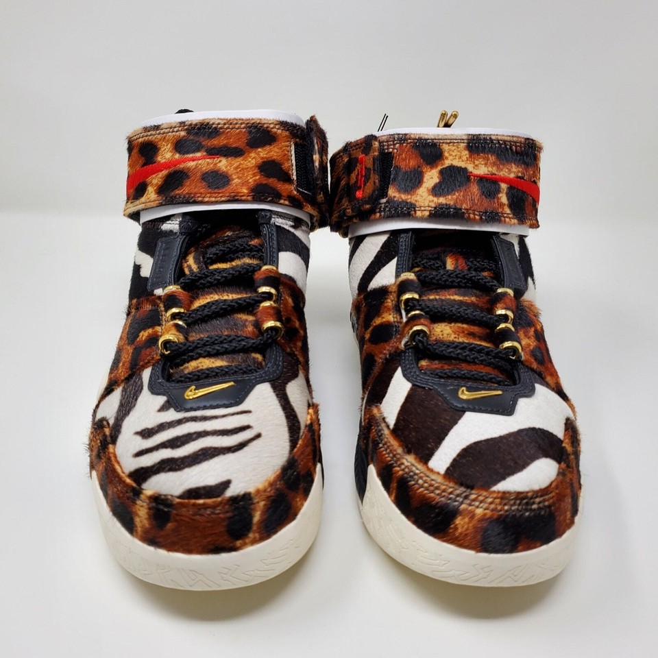 Nike Zoom LeBron 2 LX Beast Men's Size 9 Maple University Red Black ...